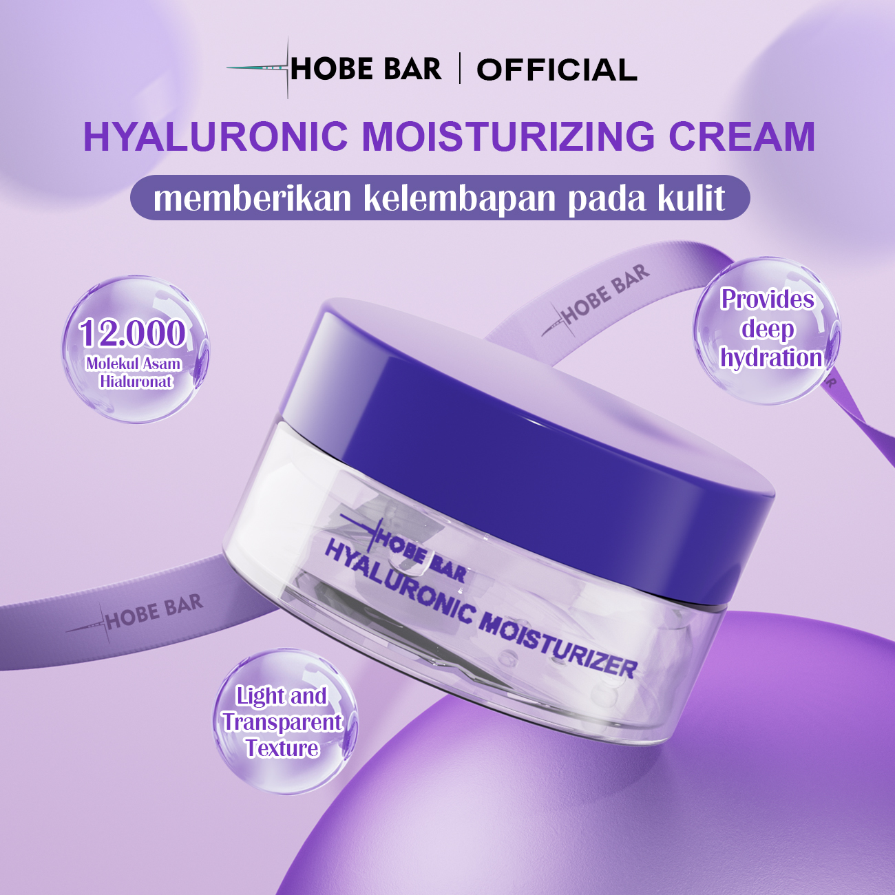 HOBE BAR HYALURONIC MOISTURIZER - hobebar.com