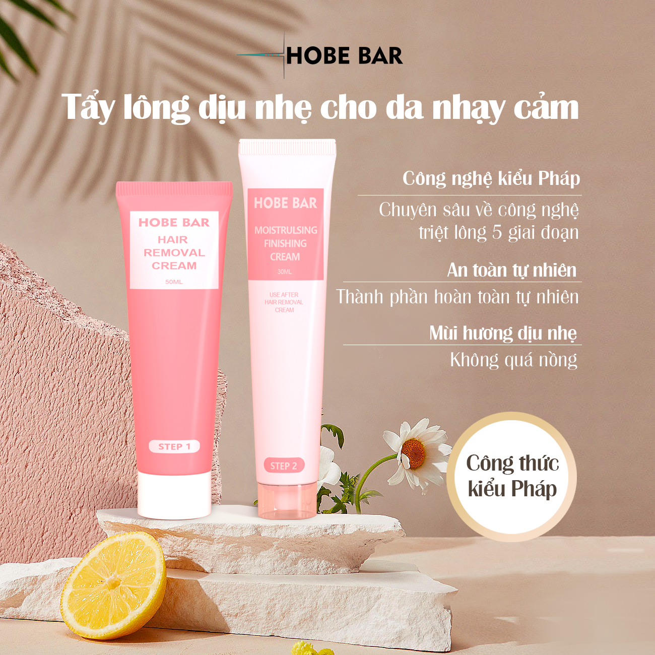 KEM TẨY LÔNG HOBE BAR - hobebar.com
